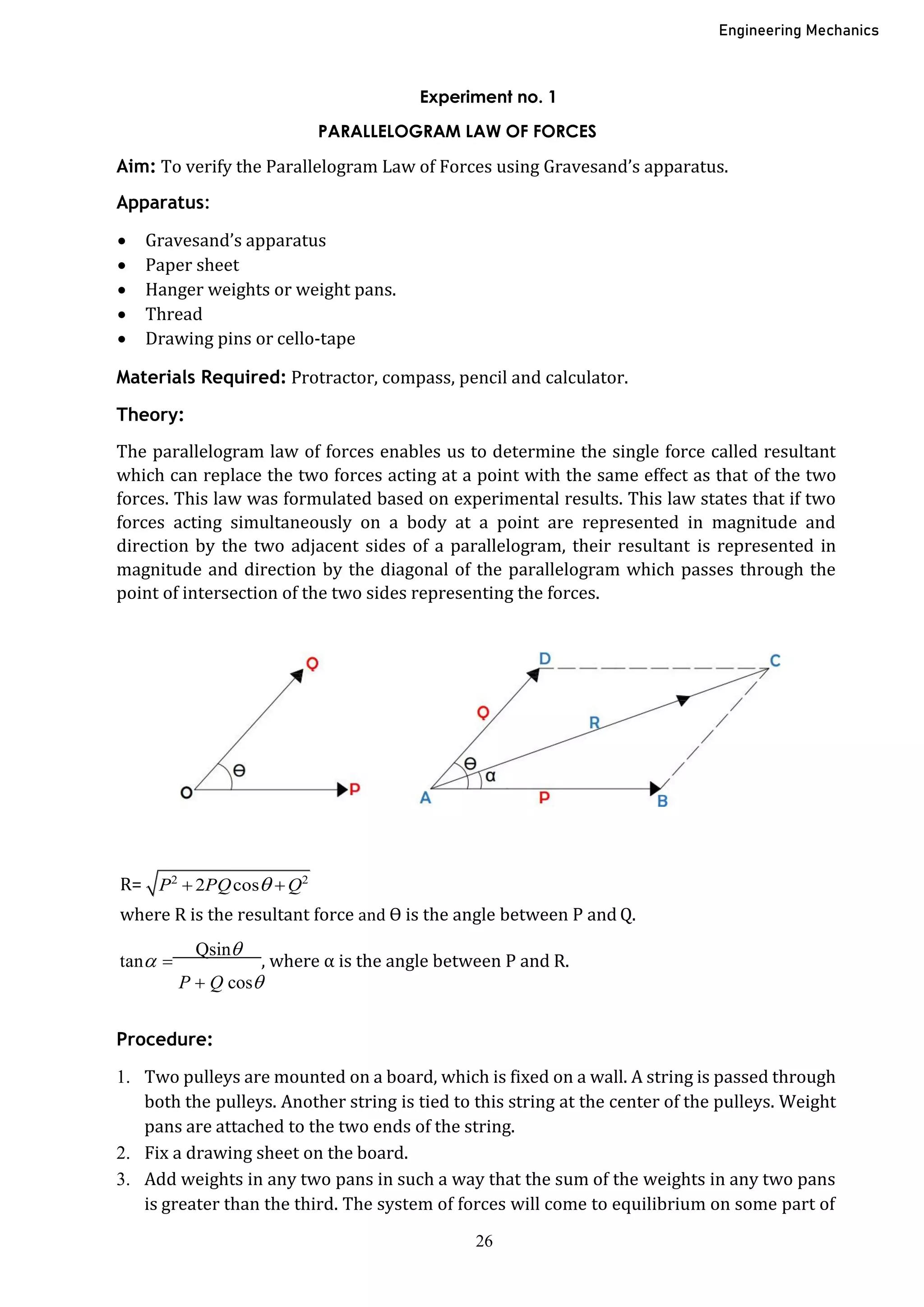 Laboratory Instruction Manual for Civil Engineers | PDF