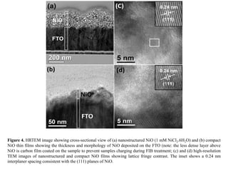 Consistently high Voc values in p-i-n type perovskite solar cells using Ni3+-doped NiO nanomesh ...