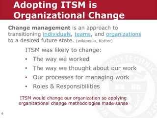 Controlling the Chaos with ITSM Governance | PPT