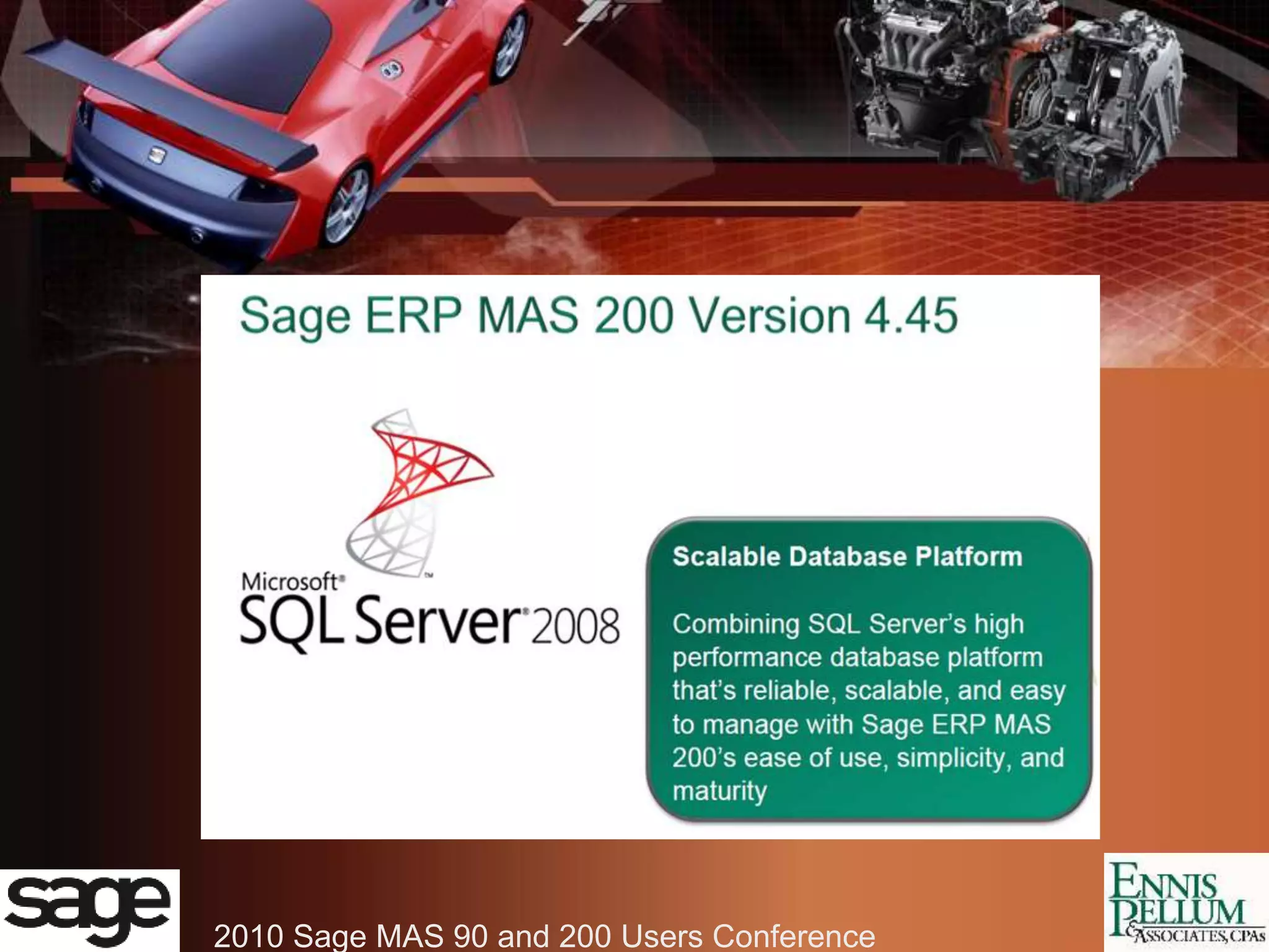 Sage Mas Roadmap | PPT