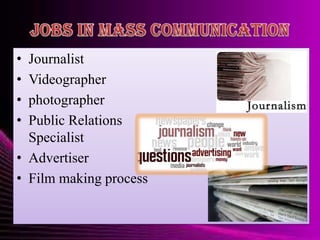 career in mass communication | PPTX