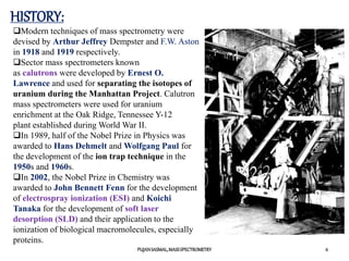 Mass Spectrometry | PPTX