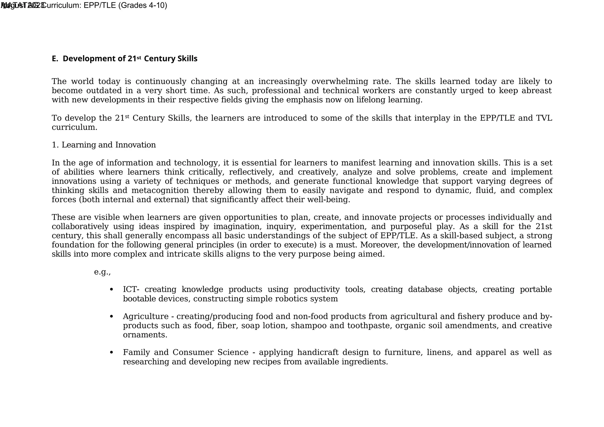 FINAL MATATAG EPP_TLE CG 2023 Grades 4 - 10.docx