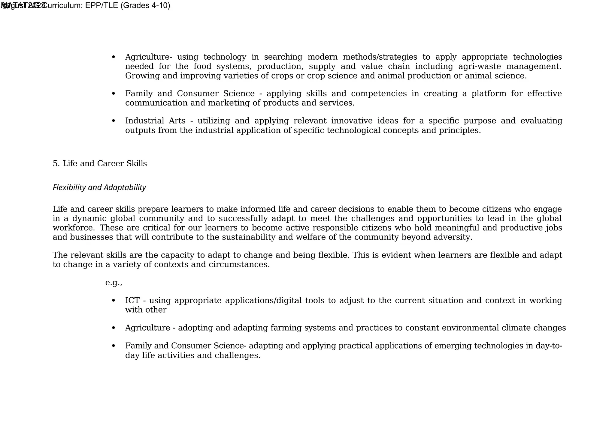 FINAL MATATAG EPP_TLE CG 2023 Grades 4 - 10.docx