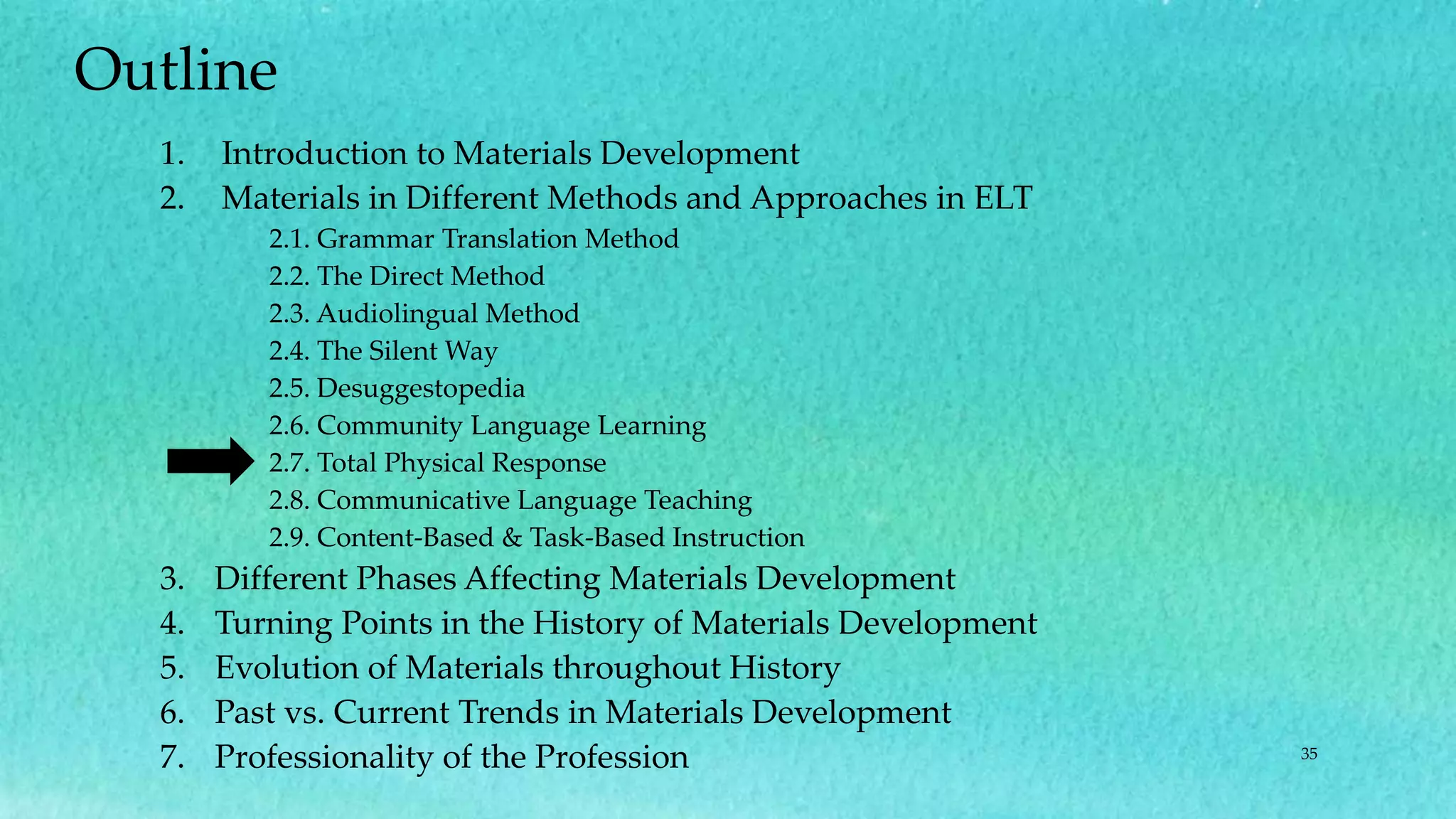Materials Development in ELT | PPTX