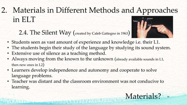 Materials Development in ELT | PPTX | Education