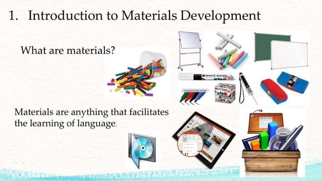 Materials Development in ELT | PPTX | Education
