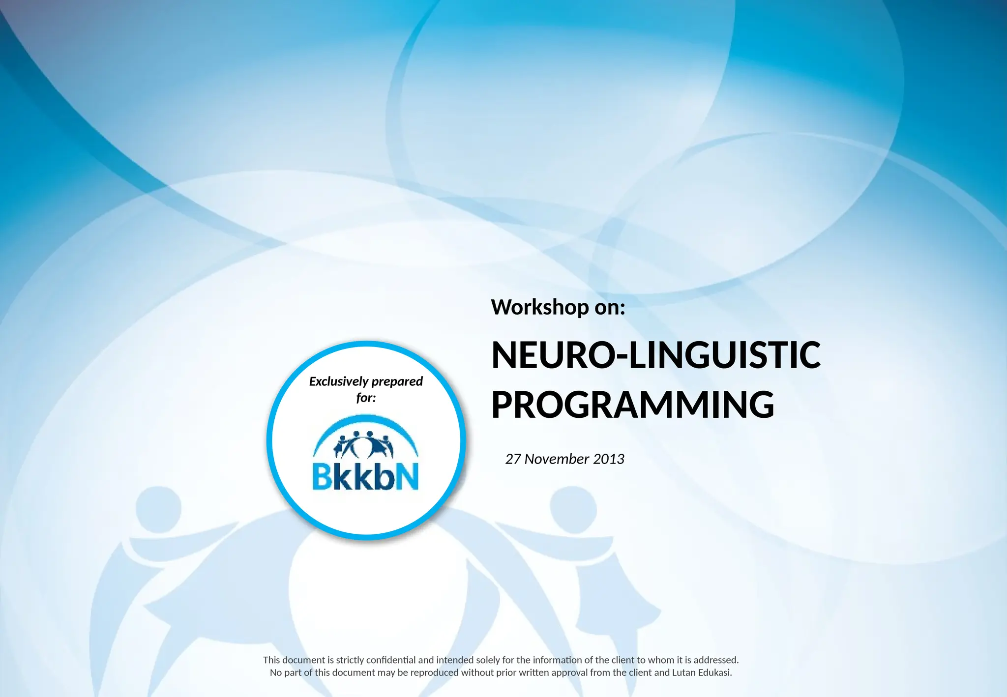 NLP Neuro Linguistic Program untuk BKKBN | PPT