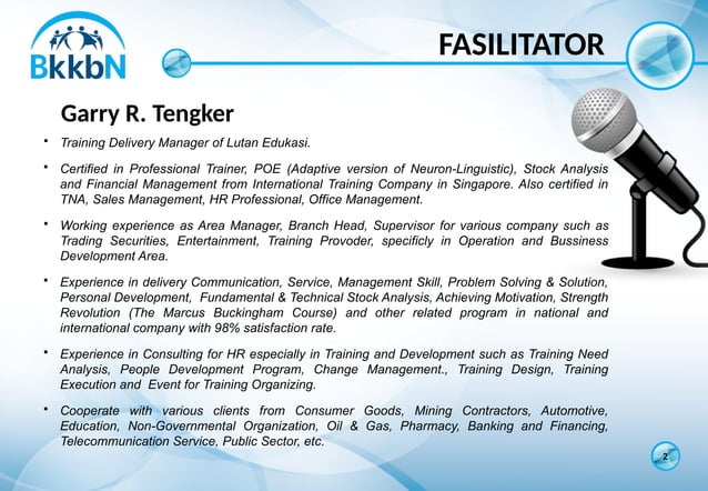 NLP Neuro Linguistic Program untuk BKKBN | PPT