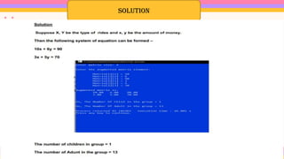 Linear algebra and vector analysis presentation | PPT