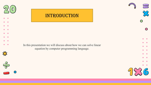 Linear algebra and vector analysis presentation | PPT