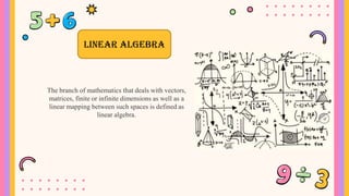 Linear algebra and vector analysis presentation | PPT