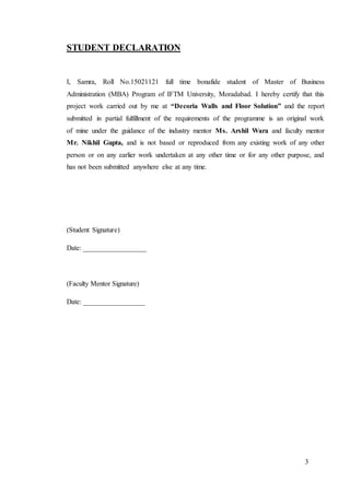 MBA Report on Recruitment and Selection procedure | PDF