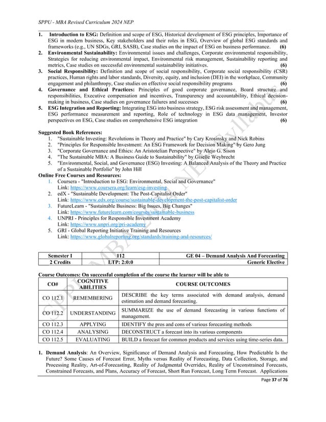 FINAL MBA_Syllabus_2024_Pattern_NEP_2020_21082024.pdf | Postgraduate ...