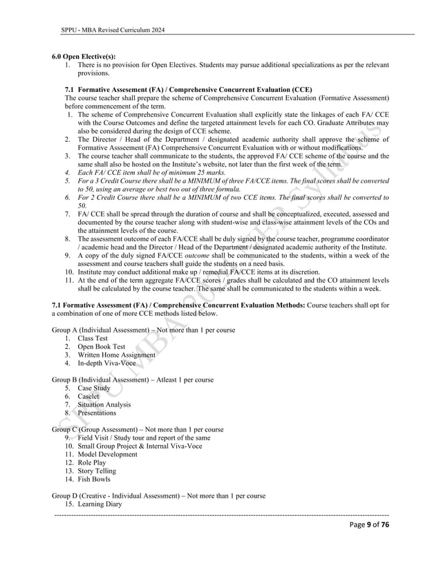 FINAL MBA_Syllabus_2024_Pattern_NEP_2020_21082024.pdf | Postgraduate ...