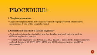 DNA SEQUENCING METHODS AND STRATEGIES FOR GENOME SEQUENCING | PPTX