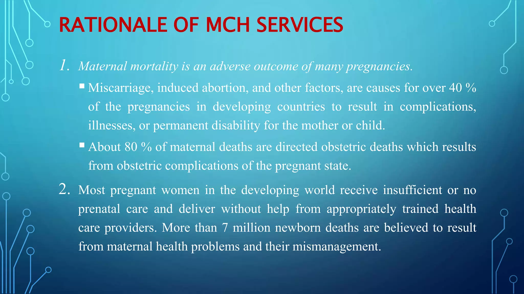 Introduction to Maternal and Child Health | PPTX