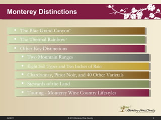 Monterey Wine Country's Thermal Rainbow & Blue Grand Canyon | PPT