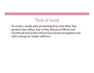 Mary Kay Media Plan | PDF