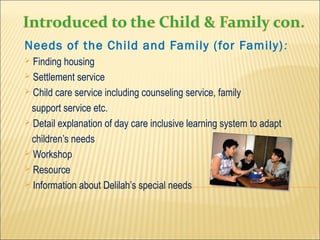 Final meeting the needs of children and families part1 ecep233 | PPT