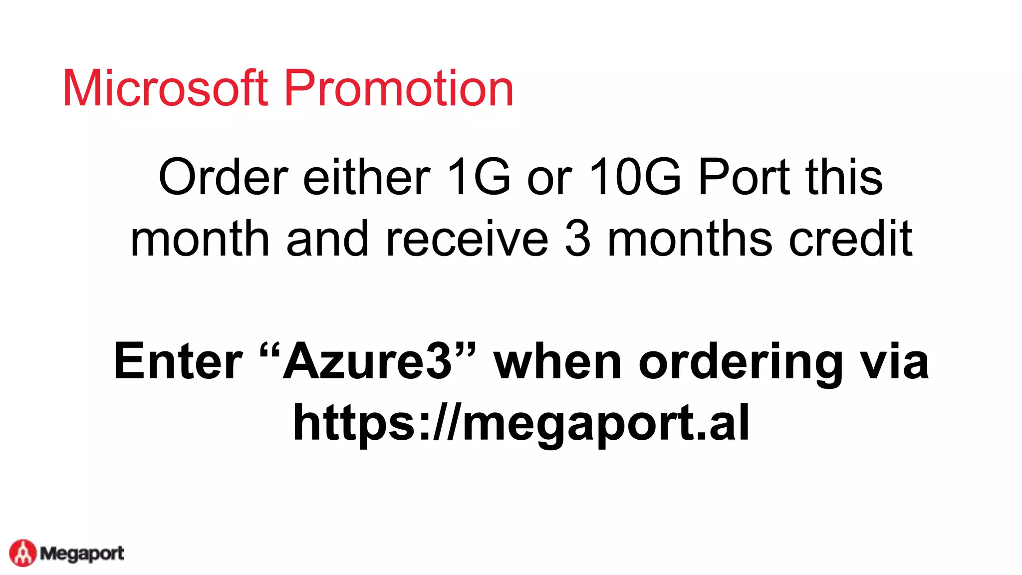 MegaPort: Creating a Better Way for Networks and Cloud to Interconnect | PPTX