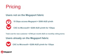 MegaPort: Creating a Better Way for Networks and Cloud to Interconnect | PPTX