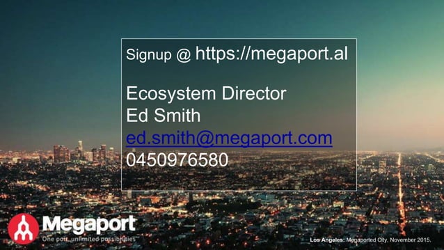 MegaPort: Creating a Better Way for Networks and Cloud to Interconnect | PPTX