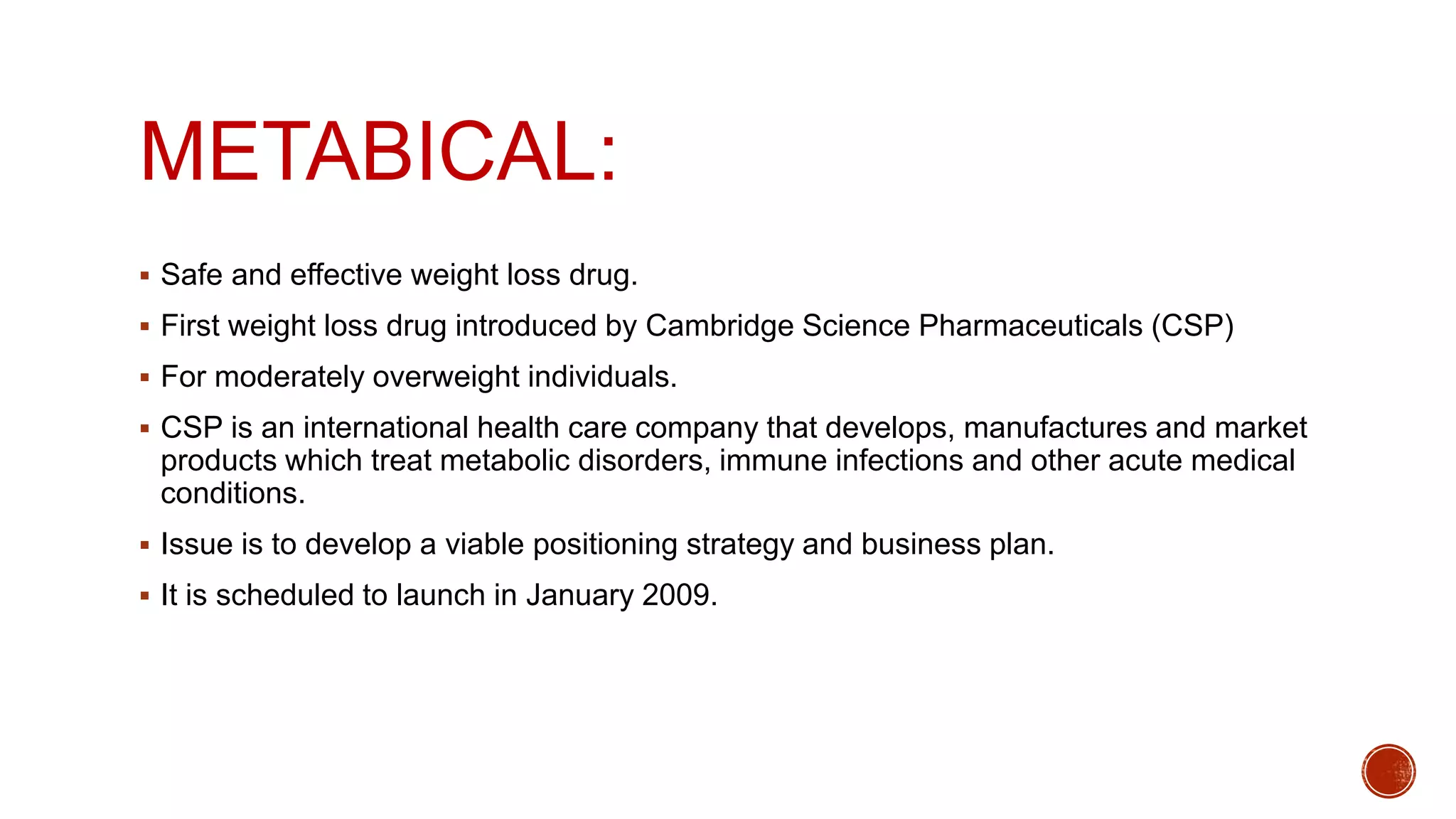 Metabical case study analysis | PPTX