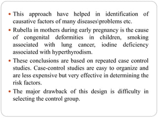 Final methods epidemiology | PPTX