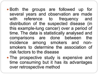 Final methods epidemiology | PPTX