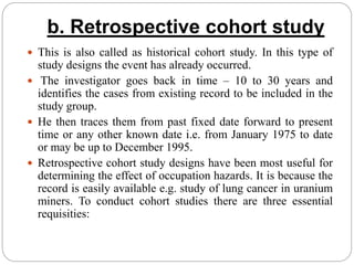 Final methods epidemiology | PPTX