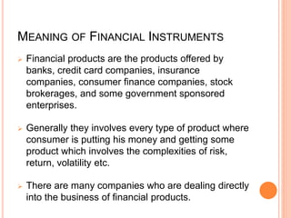 Marketing of Financial Products | PPTX