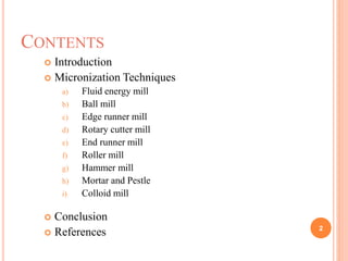 micronization by pankaj | PPTX