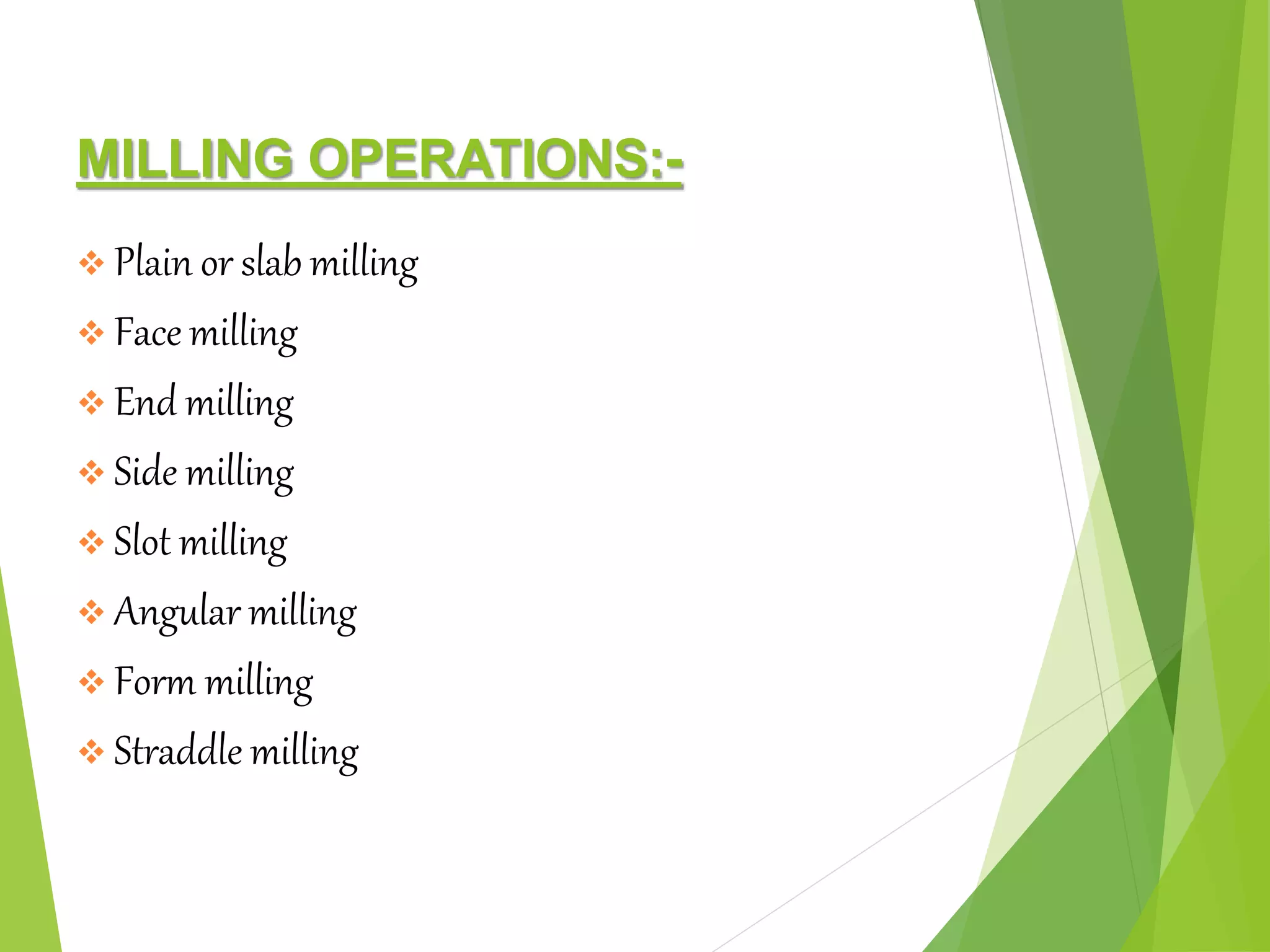 Final milling machine ppt.. | PPTX