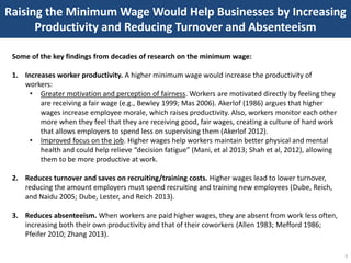 The Economic Case for Raising the Minimum Wage | PDF