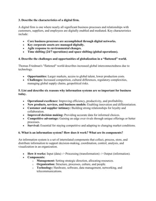 A Review on MPMIS 511: Management Information Systems | PDF