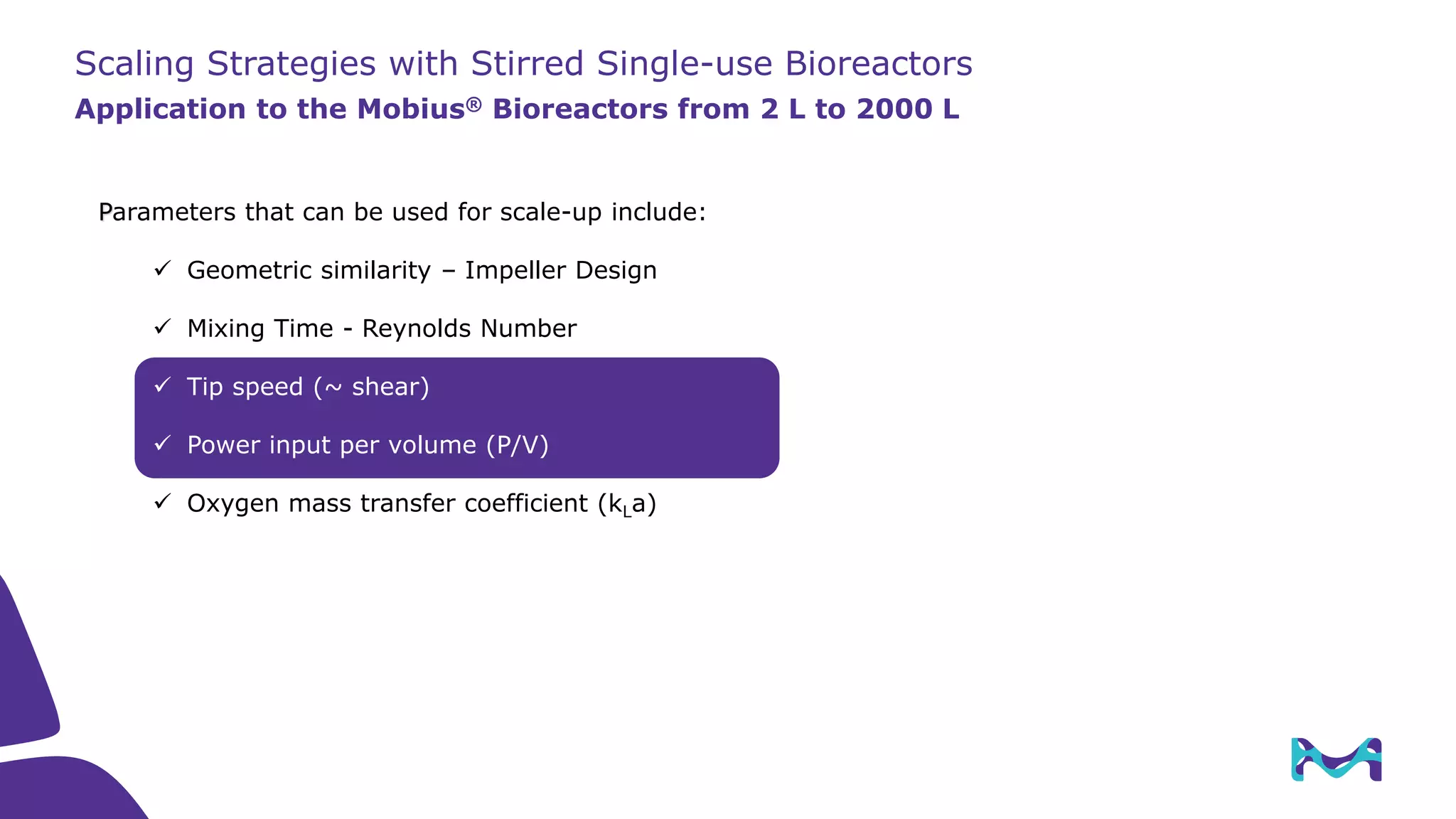 Scaling Strategies with Stirred Single-Use Bioreactors from Bench to ...