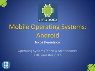 Mobile operating systems - Application Benchmarking | PDF | Operating Systems | Computer ...