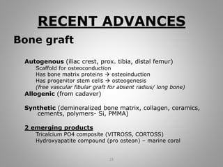 Bone union and advances | PPTX