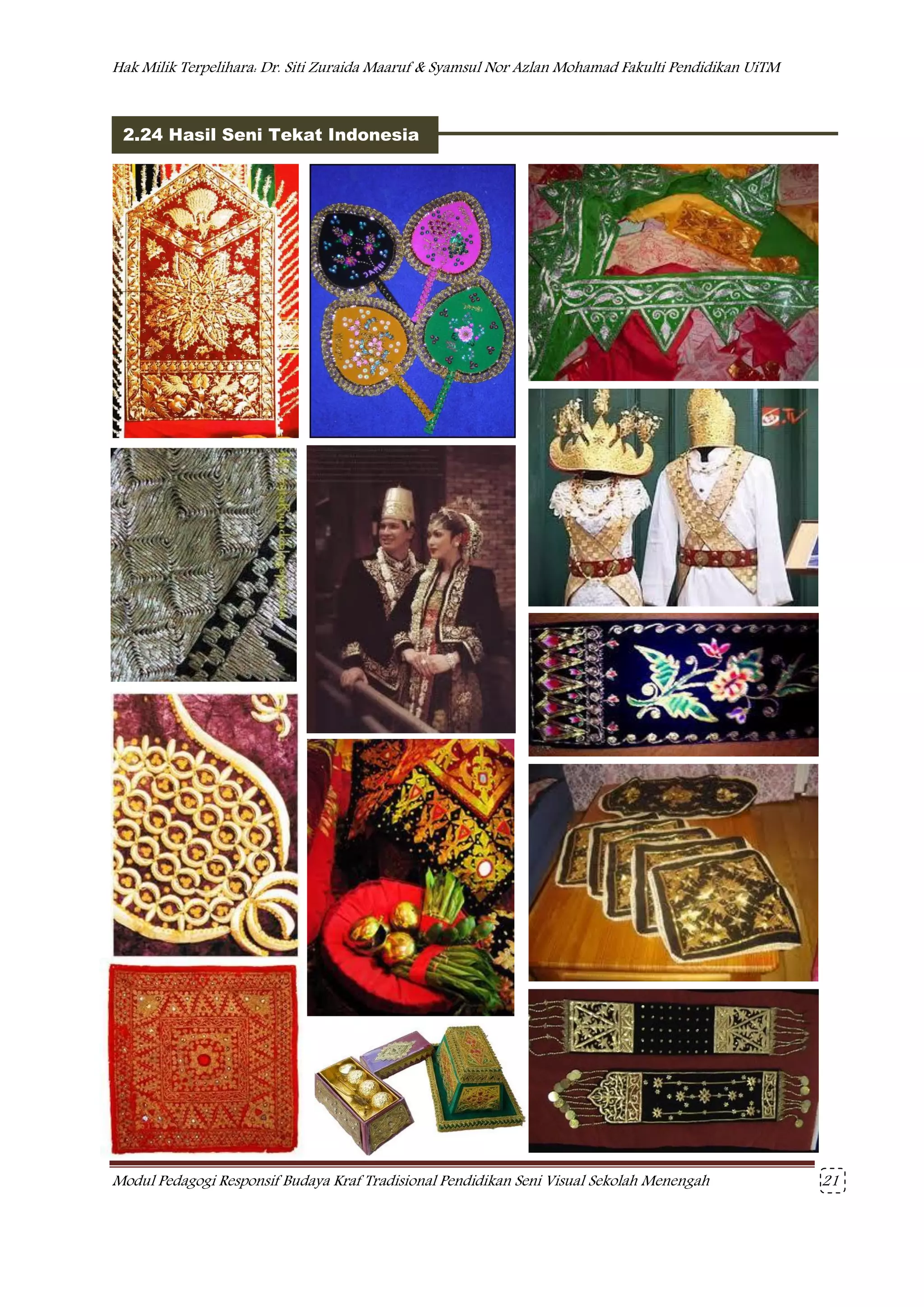 Modul 2 Seni Tekat | PDF