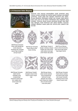 Modul 2 Seni Tekat | PDF