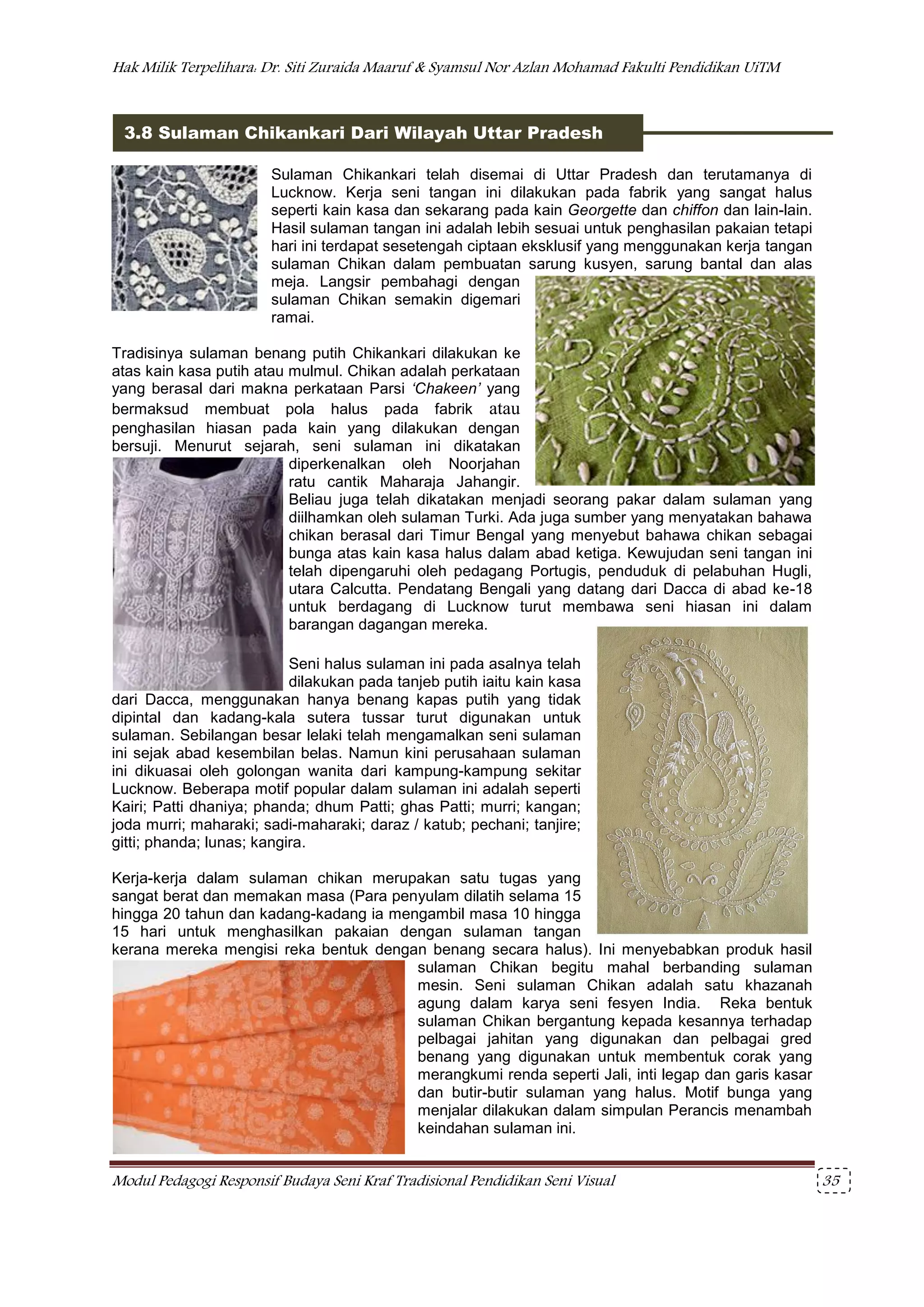 Modul 3 Seni Sulaman | PDF