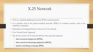 Protocol and Interfaces - IPv4, IPv6, X.25 Protocol, X.75 Protocol | PPTX