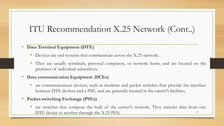 Protocol and Interfaces - IPv4, IPv6, X.25 Protocol, X.75 Protocol | PPTX