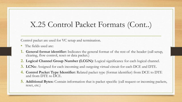 Protocol and Interfaces - IPv4, IPv6, X.25 Protocol, X.75 Protocol | PPT