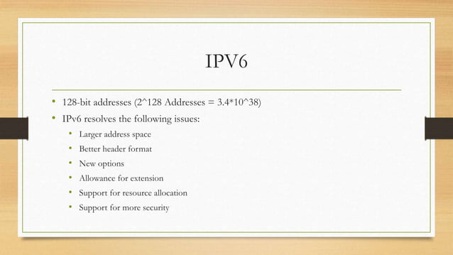Protocol and Interfaces - IPv4, IPv6, X.25 Protocol, X.75 Protocol | PPT
