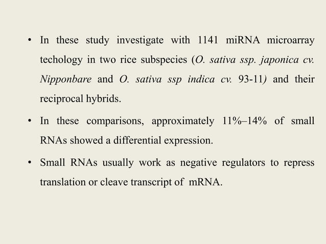 Molecular basis of inbreeding and heterosis in crop | PPTX