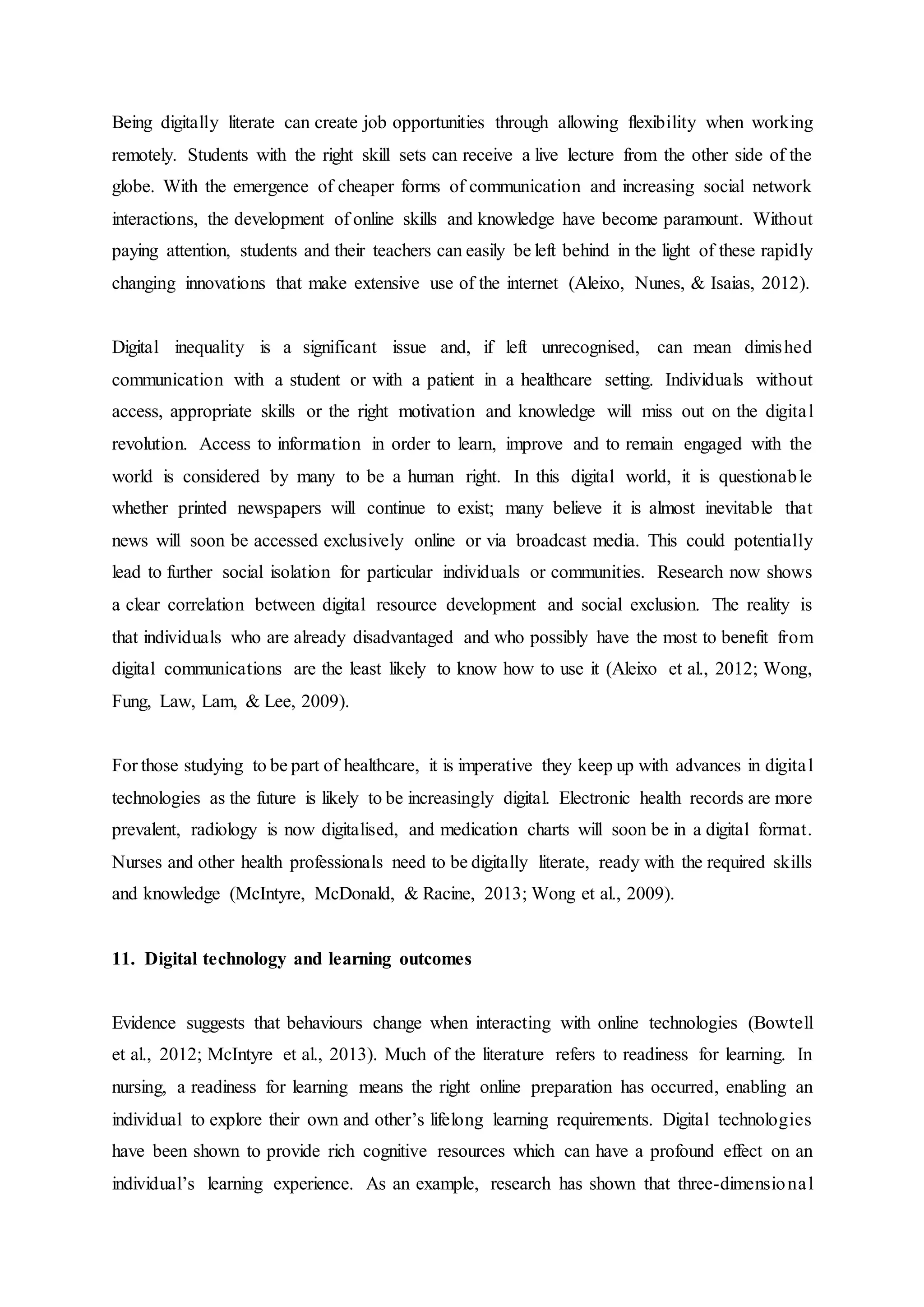 Digital Skills in Healthcare Practice | DOCX