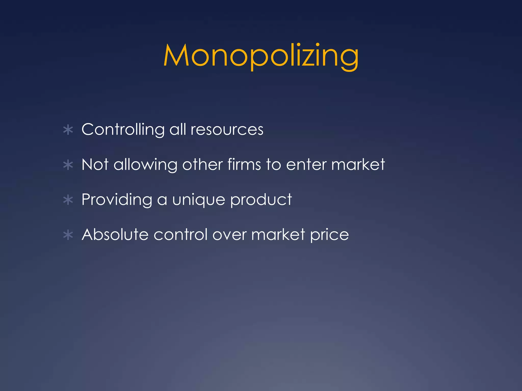 Monopoly market structure | PPT