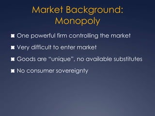 Monopoly market structure | PPT